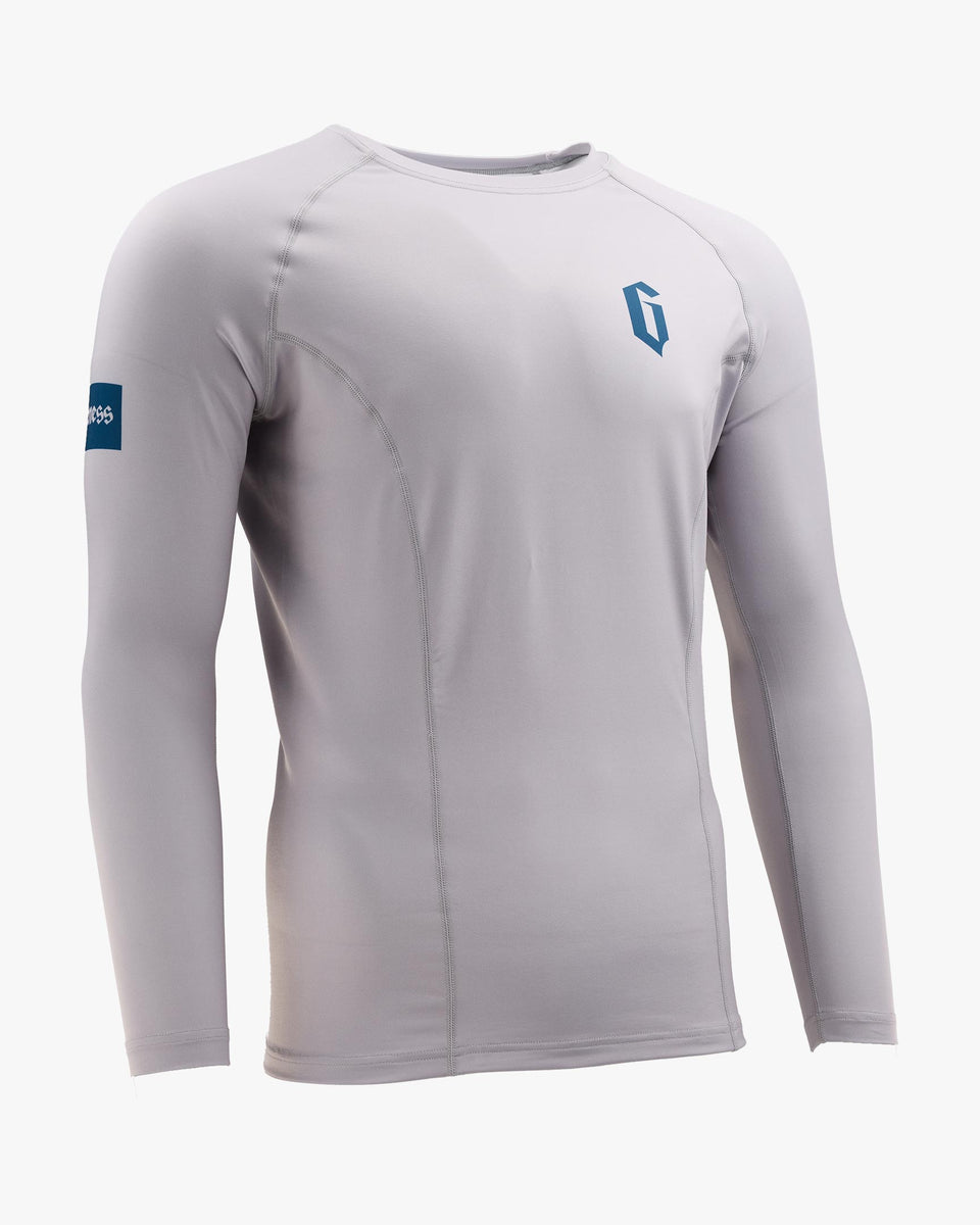 Gameness Men's Long Sleeve Solid Rash Guard